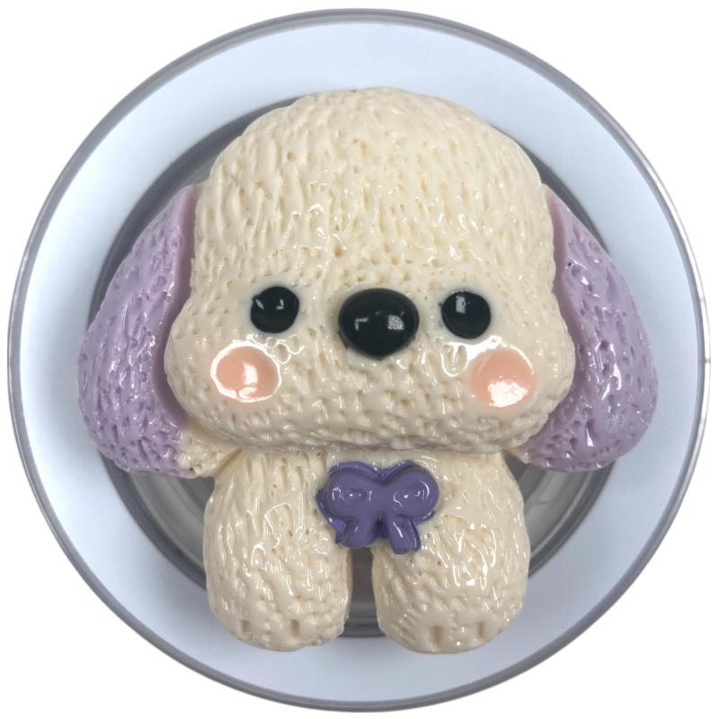 犬 ドッグ プードル MagSafe対応 磁力吸着 マグネット 粘着式 両面テープ折りたたみスマホグリップ ソケッツ 韓国 スマホリング リング スタンド グリップトック バンカーリング スマホ 落下ポップアップタイプのバンカーリングです。...