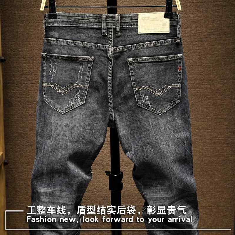 ・カテゴリ: 牛仔裤・スタイル: 韓版・款式: 基本款・裤型: 錐型・特殊工艺: 水洗、猫須、吊么・裤长: 長裤・腰型: 中腰・裤门襟: 拉鏈開襟・厚薄: 普通・主な素材: 牛仔・主素材成分: 綿90%・適用シーン: 日常・款式詳細: 口袋...