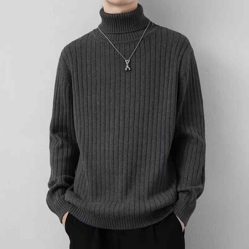 ・スタイル: 港風・スタイル詳細: ツイスト・ネックライン: ハイネック・袖丈: 長袖・厚み: 普通・主な素材: ポリエステル100%・適用シーン: 日常・適用対象: 男性・カラー展開: ブラック、ホワイト、グレー・サイズ展開: M、L、X...