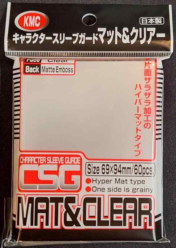 カードバリアー キャラクタースリーブ ガード マット＆クリア パック【枚数】60枚