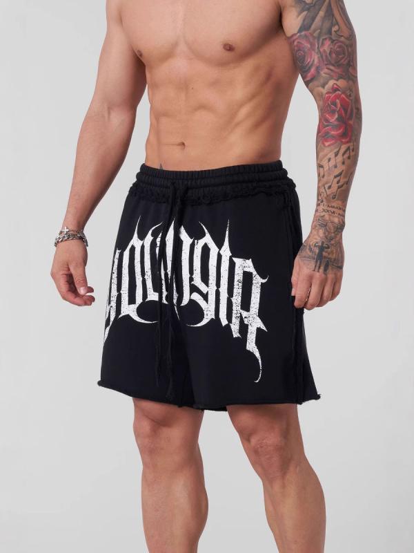 ・主な素材: 綿100%・カテゴリ: ショートパンツ・スタイル: スポーツ・パンツ丈: 5分丈・パンツ形状: ストレート・伸縮性: やや伸縮・カラー展開: ブラック、レッド、パープル、ミリタリーグリーン・サイズ展開: S、M、L、XL、2XL