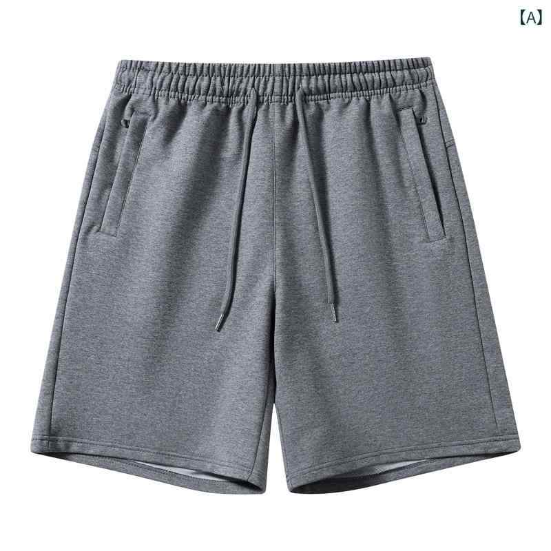 ・主な素材: 綿95%・スタイル: 運動・パンツ丈: 5分丈・パンツタイプ: 直筒・伸縮性: 微弾・カラー展開: 深灰、浅灰、黒・サイズ展開: M、L、XL、2XL、3XL、4XL、5XL、6XL