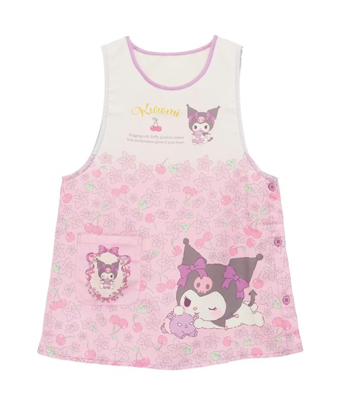 [ニシキ] クロミ エプロン 保育士 レディース 大人 サイドボタン 速乾 シワになりにくい キャラクターエプロン 25614158【シナモロールのエプロン】子どもたちに大人気シナモロールのエプロンです。パステルカラーで気分も上がります【か...