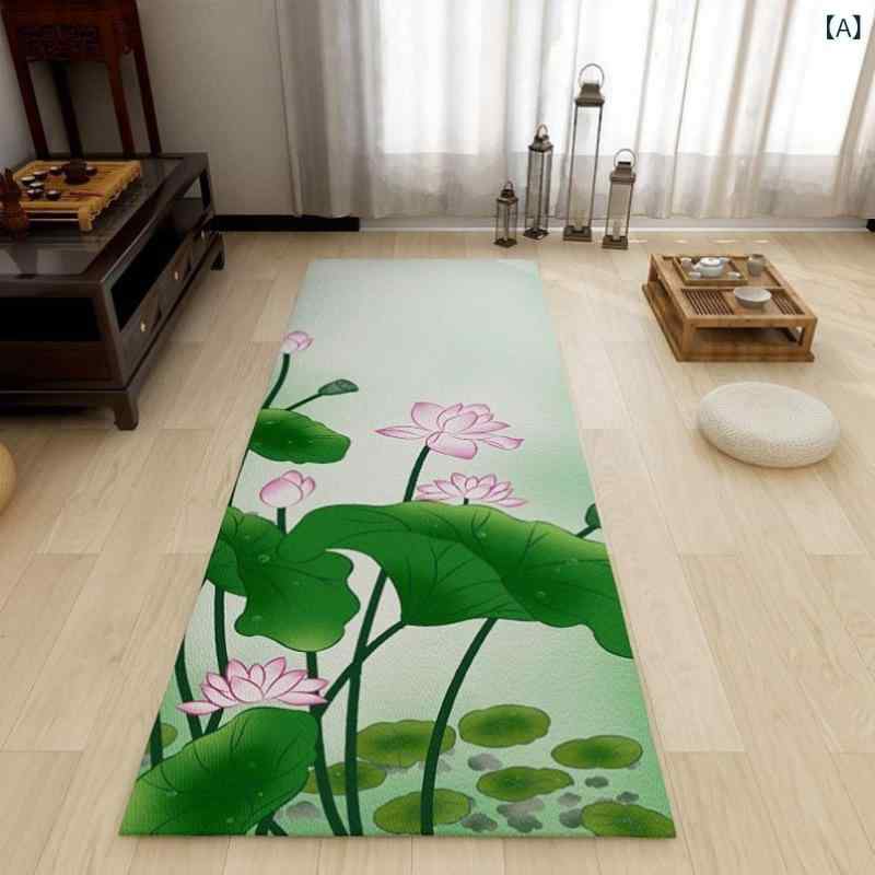 ・素材: 水晶绒・形状: 方形・柄: 植物花卉・洗い方: 手洗い可・柄: 印花・スタイル: 新中式・カテゴリ: 地毯/地垫・カラー展開: 莲花-意境,莲花-远山,莲花-盛放,莲花-清雅,莲花-祥云,素雅-莲花,仙鹤-莲花,仙鹤-莲花2,荷花...