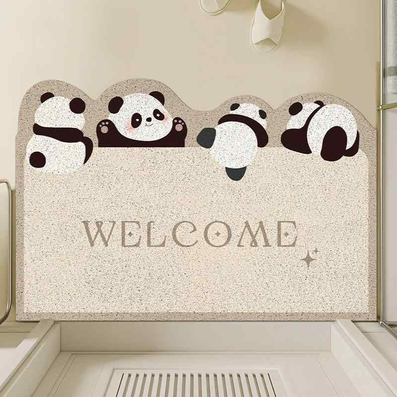 ・素材: PVC・形状: 方形・柄: 萌趣動物・洗濯方法: 水洗・カラー展開: 愛家小小熊、荷葉小熊、簡約縦紋熊猫、趣逗団子、熊猫歓迎光臨、熊猫萌萌A款、熊猫萌萌B款、熊猫軟団子、熊猫団団・サイズ展開: 40×60cm、50×80cm、60...