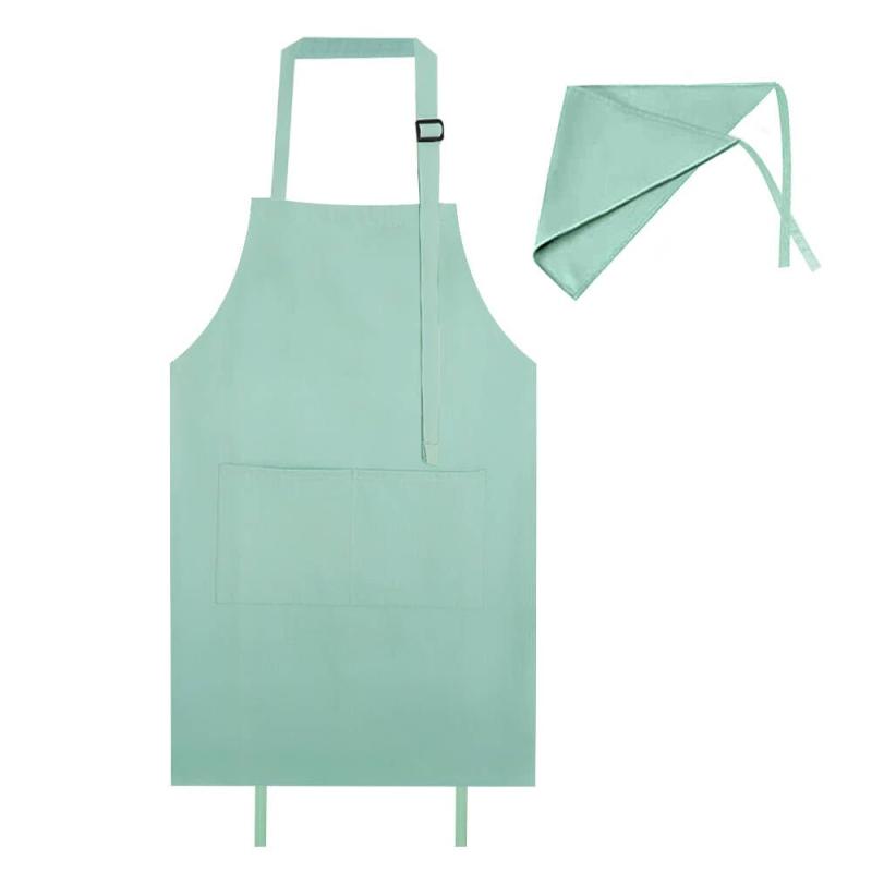 [soukengen] エプロン子供用 キッズ用エプロン 親子ペアセット 着脱簡単 男女兼用 小学生 親子ペアルック 子供用撥水エプロン かわいい シンプル ホコリが付きにくい【 S・M・Lの3サイズ展開 】S、M、Lの3サイズご用意してお...