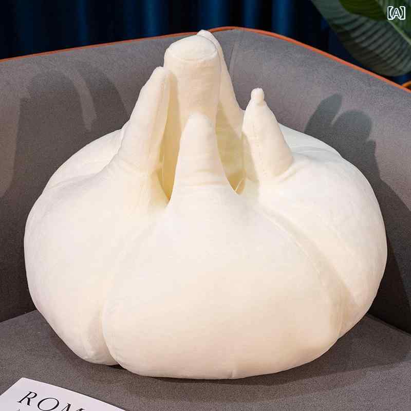 ・カテゴリ: 抱枕・スタイル: 現代簡約・外套素材: 毛絨・柄: 大蒜・カラー展開: 大蒜・サイズ展開: 25cm,40cm・織造工藝: 拼接・填充物: PP棉