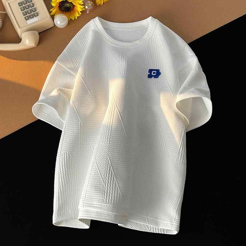 ・カテゴリ: Tシャツ・スタイル: 韓版カジュアル・主な素材: ポリエステル99%・柄: 字母、几何图案・版型: ワイド・袖丈: 短袖・袖型: 落肩袖・ネックライン: 丸首・カラー展開: 黒、白・サイズ展開: M、L、XL、XXL、XXXL...