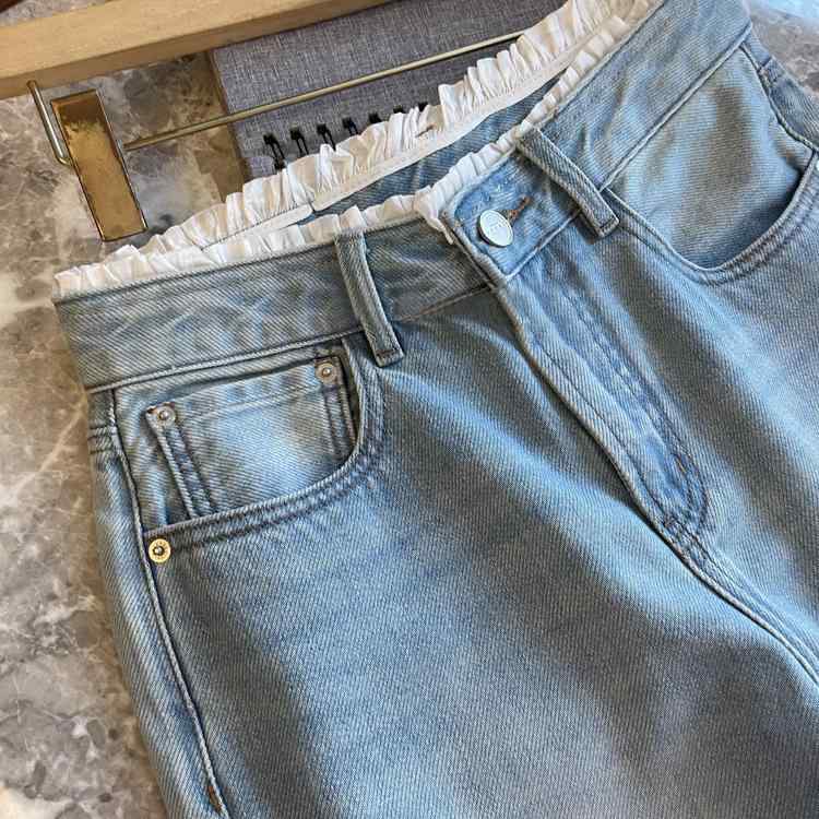・カテゴリ: 牛仔裤・スタイル: 日韩休闲・主な素材: 綿・主面料成分: 綿95%以上・主面料成分2: 綿30%以下・款式: 基本款・裤长: 長裤・腰型: 高腰・厚薄: 中等・流行元素: 口袋・カラー展開: ブルー・サイズ展開: 25,26...