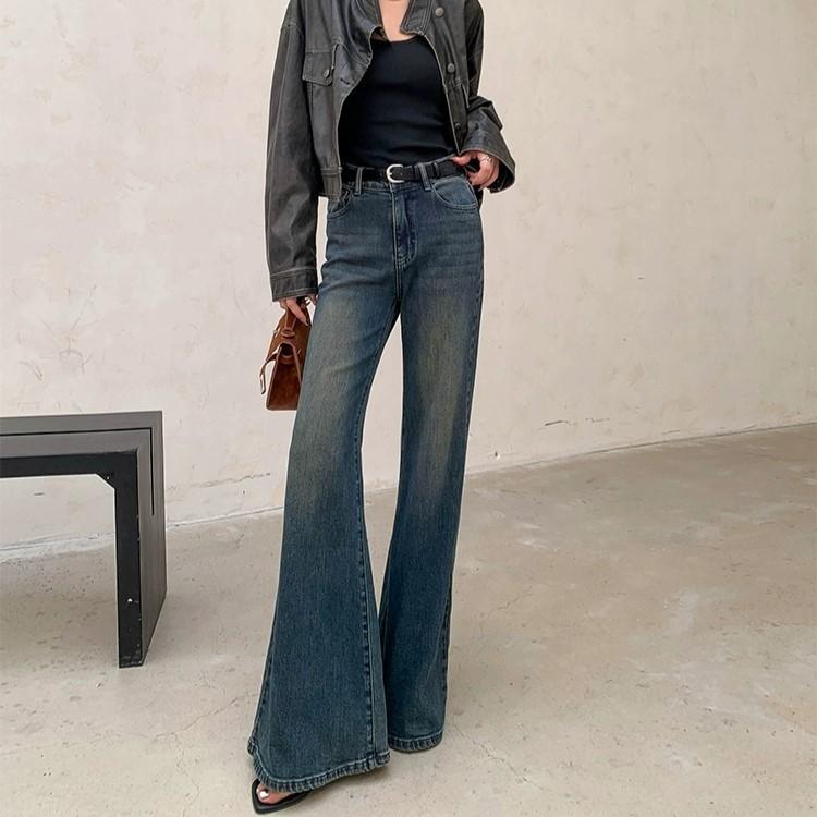 ・カテゴリ: 牛仔裤・スタイル: 通勤風・主な素材: ポリエステル30-50%、綿30-50%・パンツ丈: ロング・ウエスト: ハイウエスト・厚み: 中厚・流行要素: 3D/立体パターン・カラー展開: ダークブルー・サイズ展開: S,M,L...