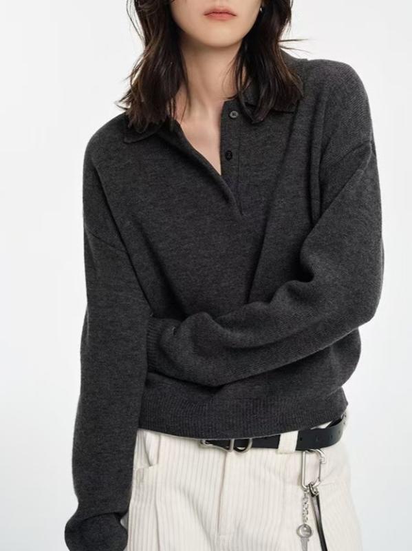 ・カテゴリ: 毛衣・柄: 無地・厚み: 厚手・組み合わせ: 単品・スタイル: セットイン・版型: ルーズフィット・袖型: ストレートスリーブ・ネックライン: ポロネック・袖丈: 長袖・着丈: 普通丈(50cm超65cm以下)・カラー展開: ...