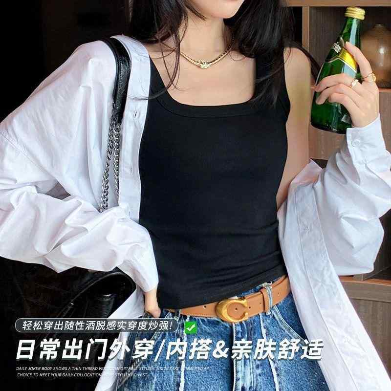 ・スタイル: 背带・流行要素: 螺纹、純色・主な素材: 綿100%・カラー展開: 白色、黒色、ミルクティー色、ライトグレー、抹茶緑、コーヒー色、黒白縁、白色黒縁、草緑色、灰緑色、赤色・サイズ展開: S、M、L、XL、2XL、3XL、4XL、...