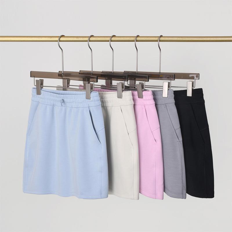・スタイル: 短スカート・主な素材: 人棉40%、ポリエステル52%、スパンデックス8%・生地重量: 約300g・カラー展開: ブルーリネン、ライノグレー、ピンク、ボーンホワイト、ブラック・サイズ展開: 4、6、8、10、12