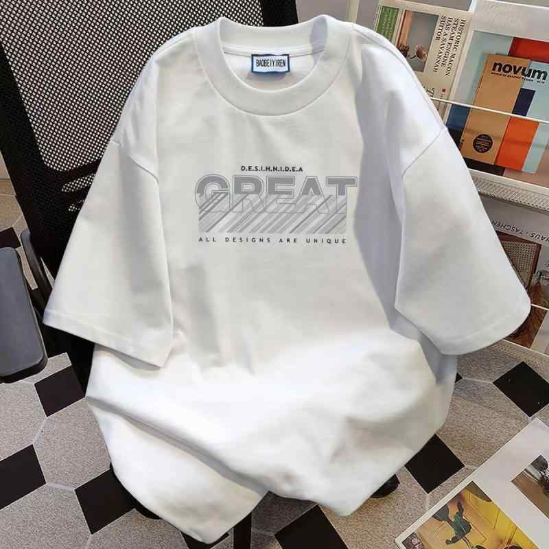 ・カテゴリ: Tシャツ・スタイル: 美式復古・主な素材: ポリエステル100%・柄: 卡通・版型: ゆったり・適合: 青少年・スタイル: プルオーバー・ネックライン: クルーネック・袖丈: 五分袖・厚さ: 薄手・面料: アイスシルク・適用シ...