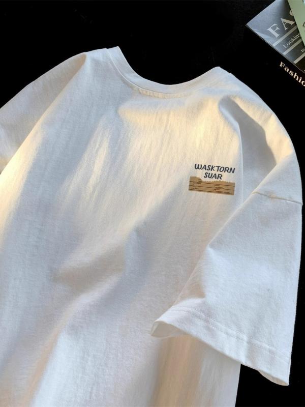 ・カテゴリ: Tシャツ・スタイル: 運動休闲・主な素材: 綿96%以上・柄: 字母・版型: 寛鬆型・適合年齢: 青少年・ネックライン: 圓領・袖丈: 半袖・連帽: あり・厚み: 普通・袖型: 落肩袖・カラー展開: 白色、黒色、深灰色、杏色、...