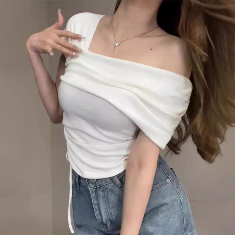 ・カテゴリ: Tシャツ・スタイル: 通勤、都市、休闲・主な素材: ポリエステル95%以上・柄: 3D・袖丈: 短袖・袖型: 通常・衣丈: 短め・ネックライン: 一文字・カラー展開: 白色、黒色・サイズ展開: S、M、L、XL