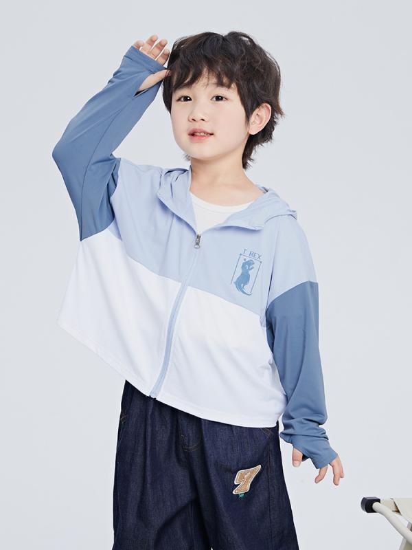 ・対象年齢: 小童(4-6歳)・素材: ナイロン88%・カラー展開: 水晶緑、月光藍・適合身長: 100cm、110cm、120cm、130cm、140cm・機能: 紫外線防止