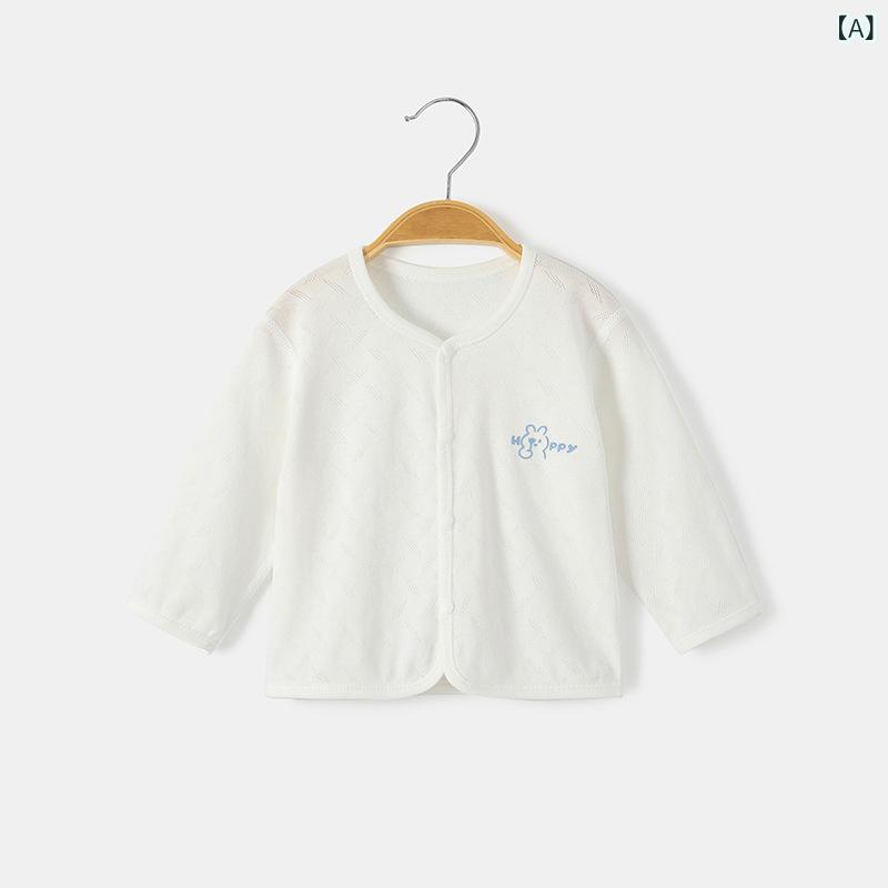 ・カテゴリ: ベビー服・主な素材: 綿100%・カラー展開: 白、粉、黄、青・サイズ展開: 66、73、80、90、100・対象年齢: 1-3歳・機能: 透気