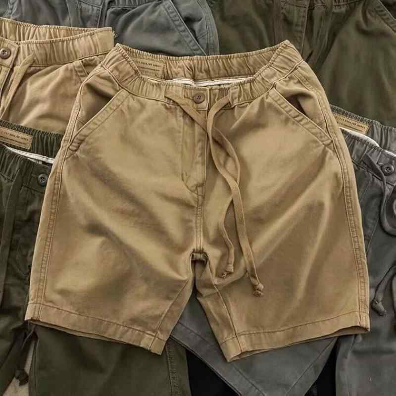 ・カテゴリ: ショートパンツ・スタイル: 韓版・主な素材: ポリエステル・主面料成分: 綿95%・パンツ長さ: ショート・パンツ型: ワイドレッグ・ストレッチ: 微弾・カラー展開: グレー、カーキ、ブラック、グリーン・サイズ展開: M,L,...