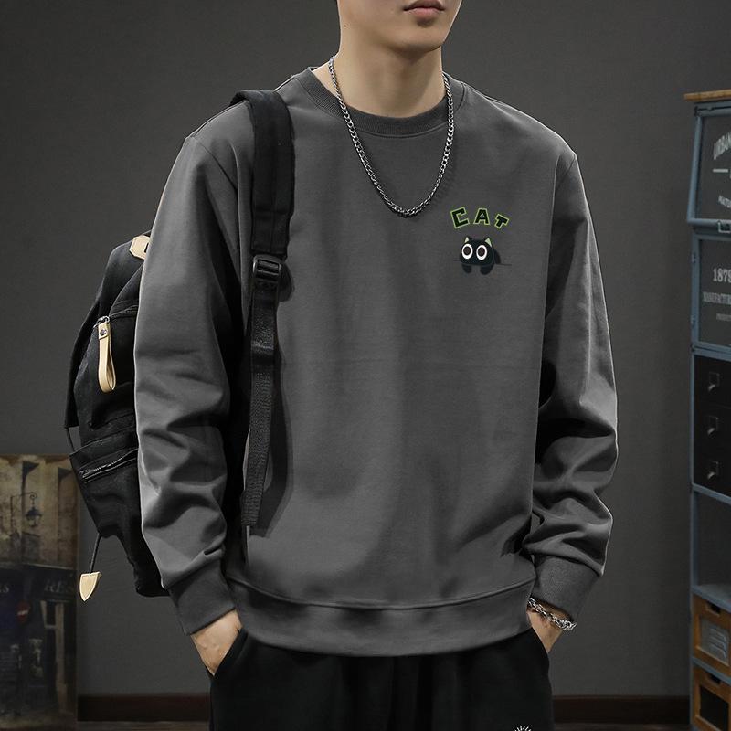 ・カテゴリ: 卫衣・スタイル: 軽熟休闲・ネックライン: 圆领・袖丈: 長袖・袖型: 落肩袖・主な素材: ポリエステル96%以上・柄: 卡通・デザイン詳細: 印花・フィット感: 宽松型・厚み: 加绒・カラー展開: 白色、黒色、深灰色、燕麦灰...
