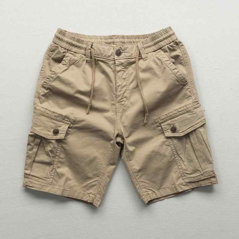 ・スタイル: 運動・主な素材: ポリエステル85%・カラー展開: 卡其、緑・サイズ展開: M、L、XL、2XL、3XL・パンツ丈: 5分丈・パンツタイプ: ワイドレッグ・ストレッチ: 微弾性