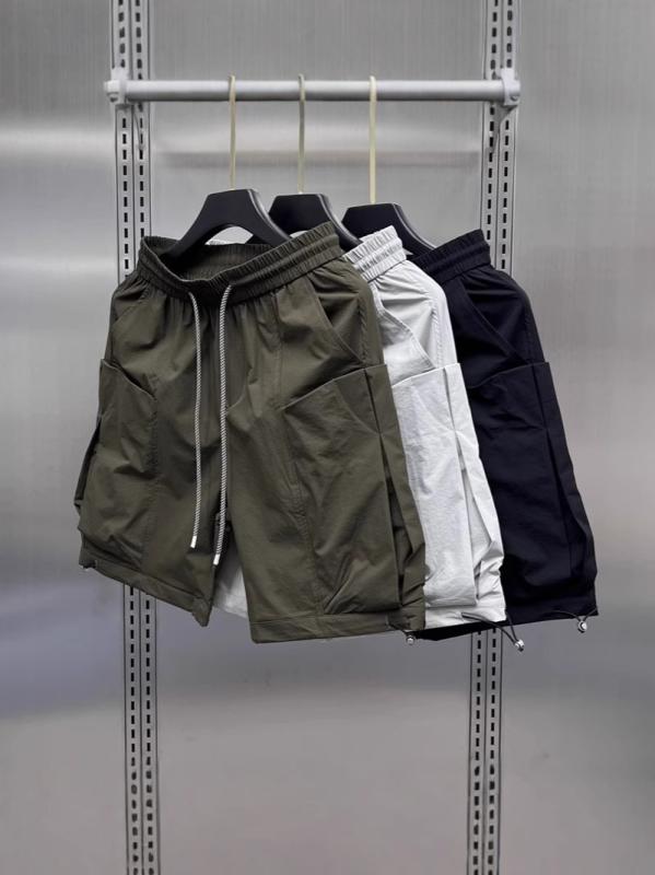 ・主な素材: ポリエステル100%・スタイル: 街頭・カラー展開: 軍緑、黒・サイズ展開: M、L、XL、2XL、3XL、4XL、5XL・パンツ丈: 五分丈・パンツ形状: ワイド