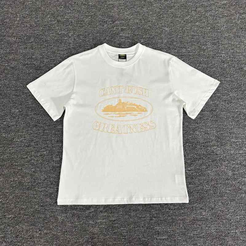 ・カテゴリ: Tシャツ・スタイル: カジュアル・主な素材: 精梳棉91%-95%・柄: 字母プリント・版型: 宽松型・袖丈: 短袖・ネックライン: 圆领・袖型: 落肩袖・カラー展開: 白色・サイズ展開: XS、S、M、L、XL、2XL・克重...