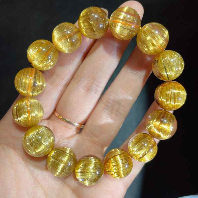 ・素材: 水晶・加工: 镶水晶・スタイル: 男女通用・水晶種類: 黒発晶、金発晶・形状: 幾何型・流行要素: 流星雨・カテゴリ: 手飾
