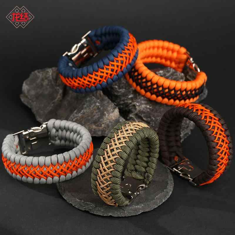 ・素材: 線縄・スタイル: 中性風、個性風潮・加工: 手工制作・カラー: 宝藍、軍緑、深桔黄、深咖、水灰・手囲: 17cm、18cm、19cm・流行要素: 網状・カテゴリ: 手飾