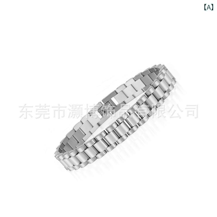 ・スタイル: 男式・形状: 几何型・流行要素: 円形・スタイル分類: 簡約、ファッショントレンド通勤・カテゴリ: 手飾・適用対象: 男式・カラー展開: 15mm幅金色、15mm幅ローズゴールド、15mm幅ブラック、15mm幅スチール間金、1...