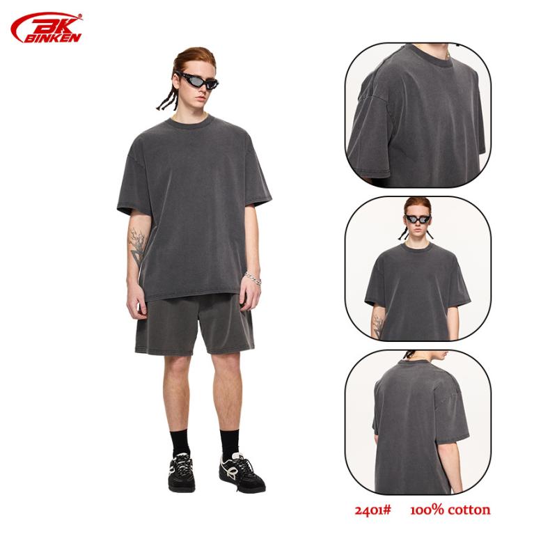 ・カテゴリ: Tシャツ・スタイル: 街潮・主な素材: 綿100%・パターン: 純色・フィット: ゆったり・対象年齢: 18-24歳・ネックライン: クルーネック・袖丈: 短袖・フード: なし・厚み: 普通・袖型: ラグランスリーブ・カラー展...