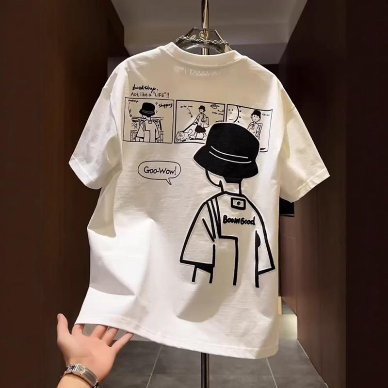 ・カテゴリ: Tシャツ・スタイル: 韓国版、カジュアル・主な素材: ポリエステル51-70%・柄: 無地・版型: ゆったり・袖丈: 短袖・袖型: 普通・ネックライン: ラウンドネック・スタイル詳細: プルオーバー・カラー展開: ブラック、ホ...