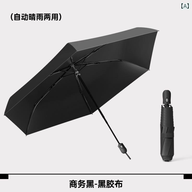 ・カテゴリ: 晴雨傘・スタイル: 簡約・主な素材: 衝撃布・布密度: 210T・骨材: 繊維・中棒: 合金・柄: プラスチック・骨数: 6本・開き方: 自動・閉じ方: 半自動・形状: 自動・カラー展開: ビジネスブラック、梧桐ベージュ、冷香...
