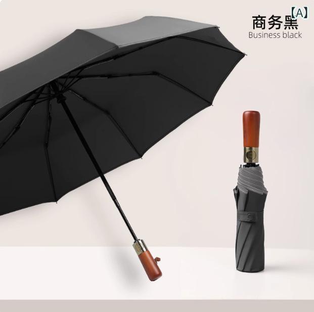 ・スタイル: ビジネス・主な素材: ポリエステル210T・柄: 無地・カラー展開: ブラック、グレー、ダークブルー、ミスティブルー・サイズ展開: 76.66cm、83.33cm・半径: 55cm-61cm・形状: 普通・タイプ: 三折り傘・...