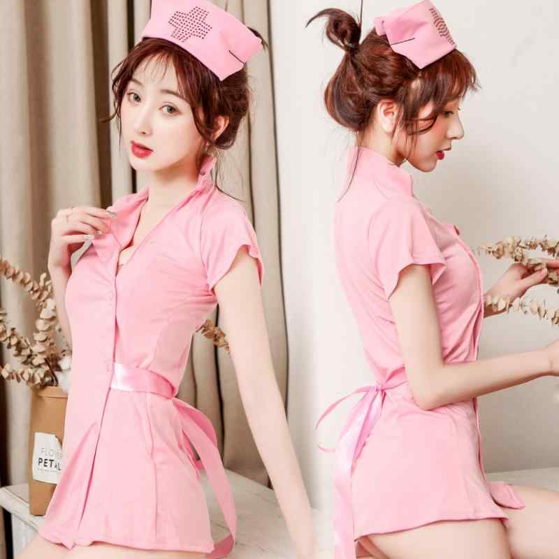 ・カテゴリ: 看護師服・スタイル: 制服・主な素材: レース・主素材成分: 氨纶80%～90%・対象性別: 女性・カラー展開: ブラック、ピンク、ホワイト・サイズ展開: 均码