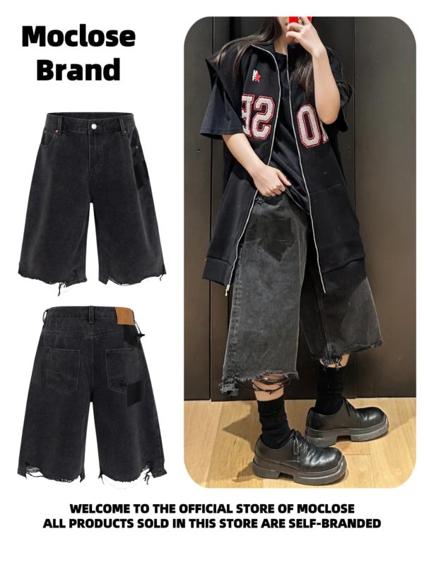 ・スタイル: 街頭・主な素材: 綿80%・パンツ丈: ショート・パンツタイプ: ワイド・ストレッチ: 無・カラー展開: ブラック・サイズ展開: M,L,XL
