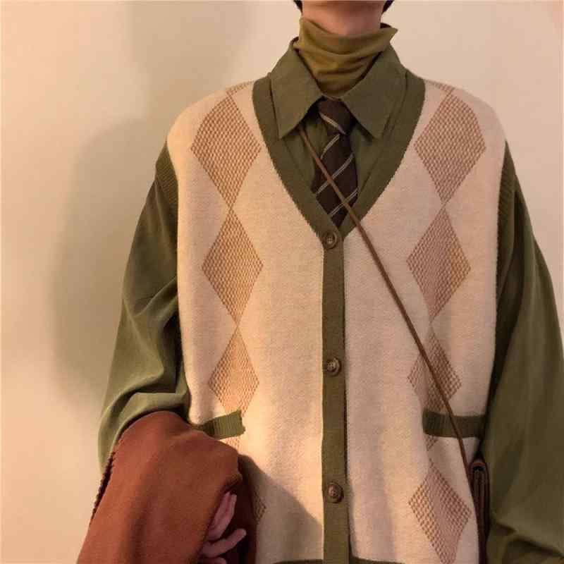 ・カテゴリ: 工装马甲・スタイル: 青春流行・版型: 宽松型・款式: 开衫・领型: 翻领・门襟: 单排扣・图案: 纯色・主な素材: 聚酯纤维80%・袖丈: 長袖・カラー展開: 図色・サイズ展開: M,L,XL,XXL・適用シーン: 休闲・適...