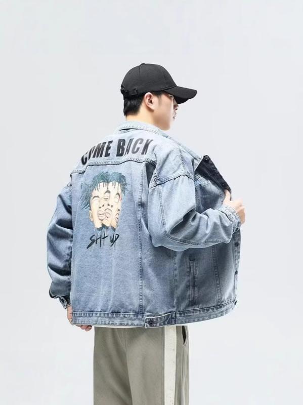 ・カテゴリ: ジャケット・スタイル: 韓国風・ネックライン: スタンドカラー・フィット: ルーズフィット・カラー展開: ブラック、ダークブルー、ライトブルー・サイズ展開: M、L、XL、XXL、XXXL、XXXXL・主な素材: コットン80...