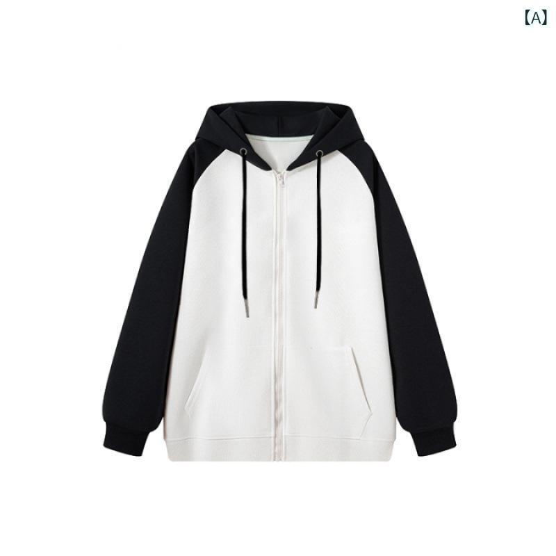 ・カテゴリ: スウェット・スタイル: 通勤風・柄: 無地・カラー展開: 白色拼黒色、1.0白灰色拼黒色、1.5花灰色拼藏青色、1.5花灰色拼黒色、米杏色拼藏青色、米杏色拼黒色・サイズ展開: S、M、L、XL、2XL、3XL・主な素材: 綿7...