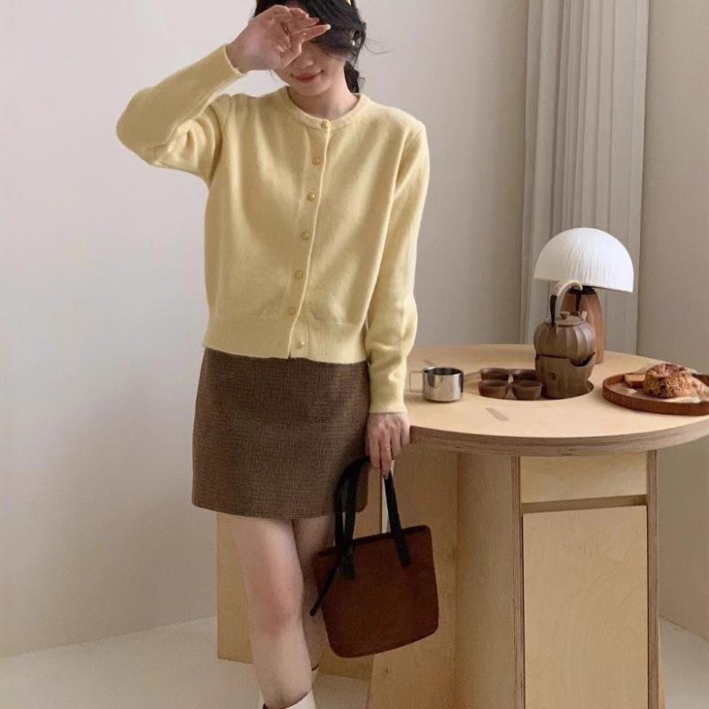 ・カテゴリ: 毛衣・スタイル: 御姐風・主な素材: 氨纶30-50%・柄: 無地・厚み: 超薄・形状: ワンピース・デザイン: 開衫・フィット: ルーズ・袖型: 標準袖・ネックライン: ラウンドネック・袖丈: 長袖・着丈: 普通(50cm超...