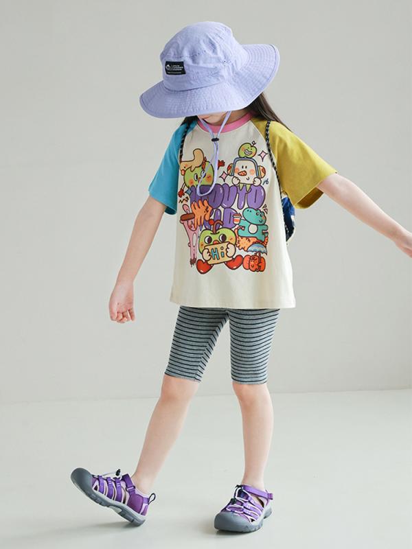 ・カテゴリ: 童Tシャツ・スタイル: 韓版・主な素材: 精梳棉100%・袖丈: 短袖・ネックライン: 円領・柄: 動物、卡通、字母・要素: 卡通、字母、可愛、印花、拼色・機能: 透気・カラー展開: 赤色袖小兔、黄色袖小狗、粉色袖英文、黒色袖...