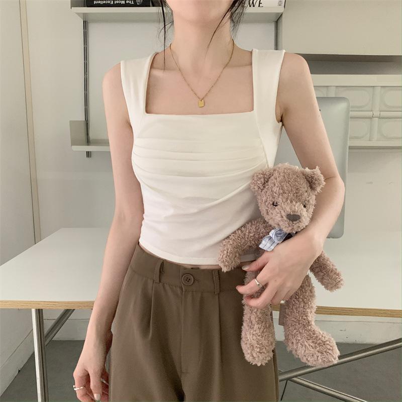 ・スタイル: 慵懒风・スタイルタイプ: 日韓休闲・スタイル: 快適休闲・デザイン: 吊帶款・柄: その他・流行要素: その他・素材名: ポリエステル・主素材: ポリエステル・カラー展開: 白色、黒色、咖色、灰色・サイズ展開: 均碼・主素材含...
