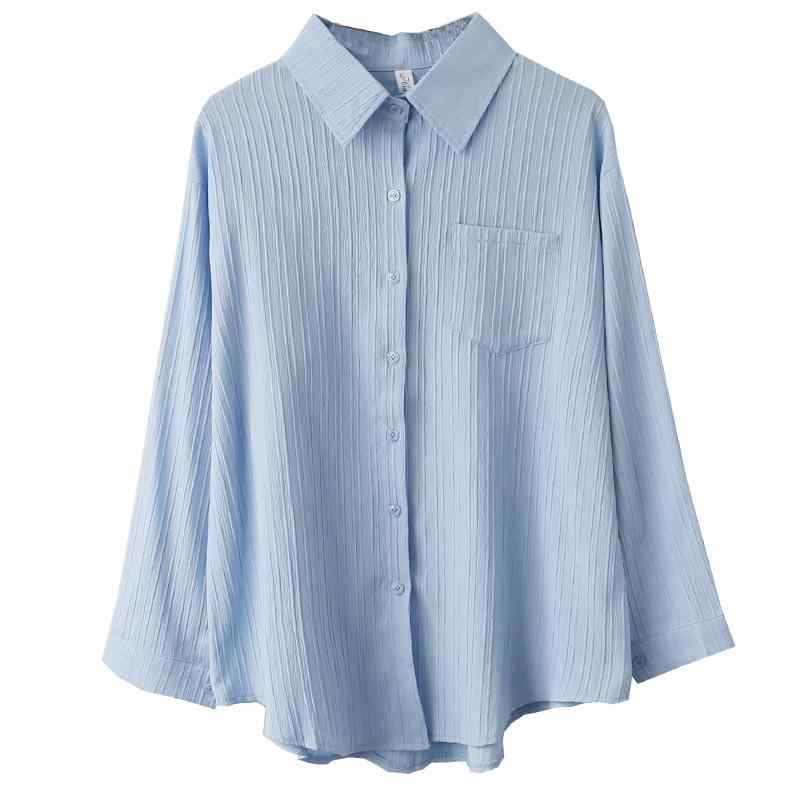 ・カテゴリ: シャツ・スタイル: 甘め・主な素材: ポリエステル90-95%、ナイロン5-10%・柄: 無地・デザイン: 開き前ボタン・袖丈: 長袖・工艺: ステッチ・フィット: ルーズ・丈: ミディアムロング(65cm超-80cm以内)・...