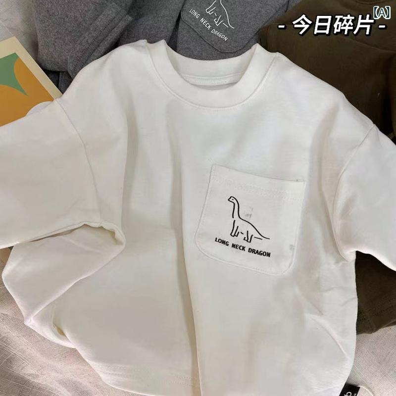 ・カテゴリ: 童Tシャツ・スタイル: 韓国風・主な素材: ポリエステル50%・袖丈: 長袖・適合年齢: 3〜8歳・パターン: 卡通・ネックライン: 丸首・機能: 吸湿速乾・カラー展開: ホワイト、ネイビー、ミリタリーグリーン・サイズ展開: ...