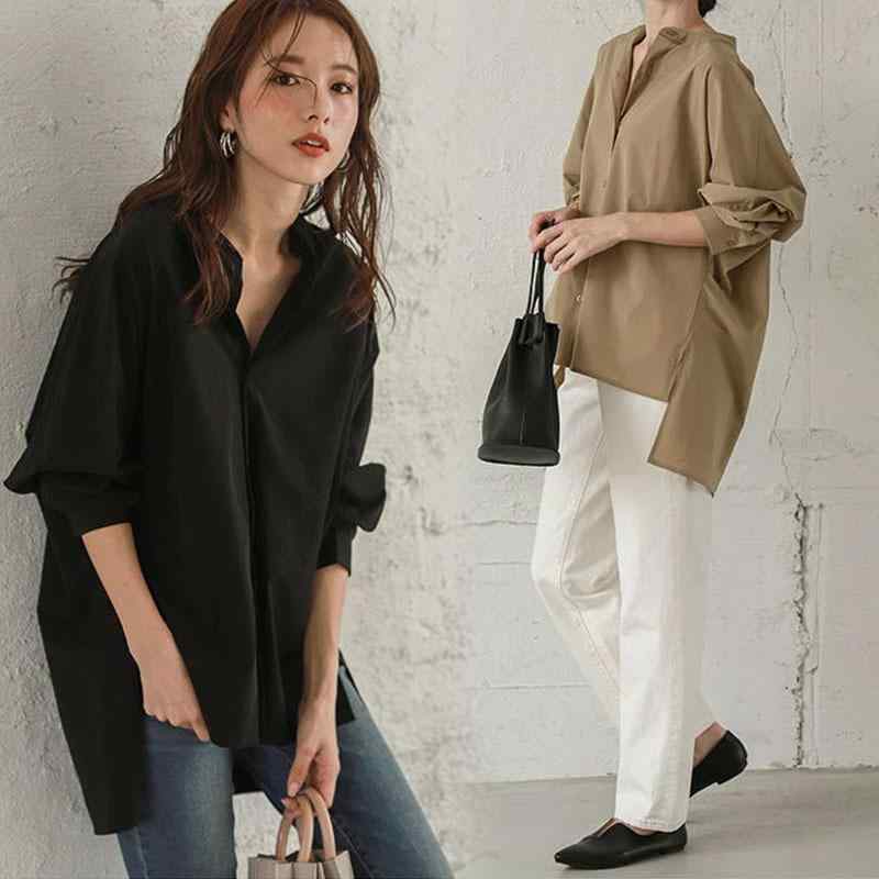 ・カテゴリ: シャツ・スタイル: 通勤・主な素材: ポリエステル95%以上、スパンデックス30%以下・柄: 条紋・袖丈: 長袖・袖型: バットスリーブ・フィット: ルーズフィット・着丈: 中長丈・ネックライン: ラップカラー・カラー展開: ...