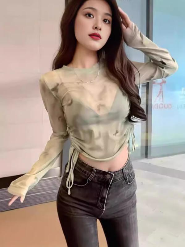 ・カテゴリ: Tシャツ・スタイル: 通勤風・主な素材: ポリエステル・柄: プリント・袖丈: 長袖・版型: スリムフィット・衣長: 短め・ネックライン: クルーネック・袖型: 標準・カラー展開: グリーン・サイズ展開: S、M、L、XL