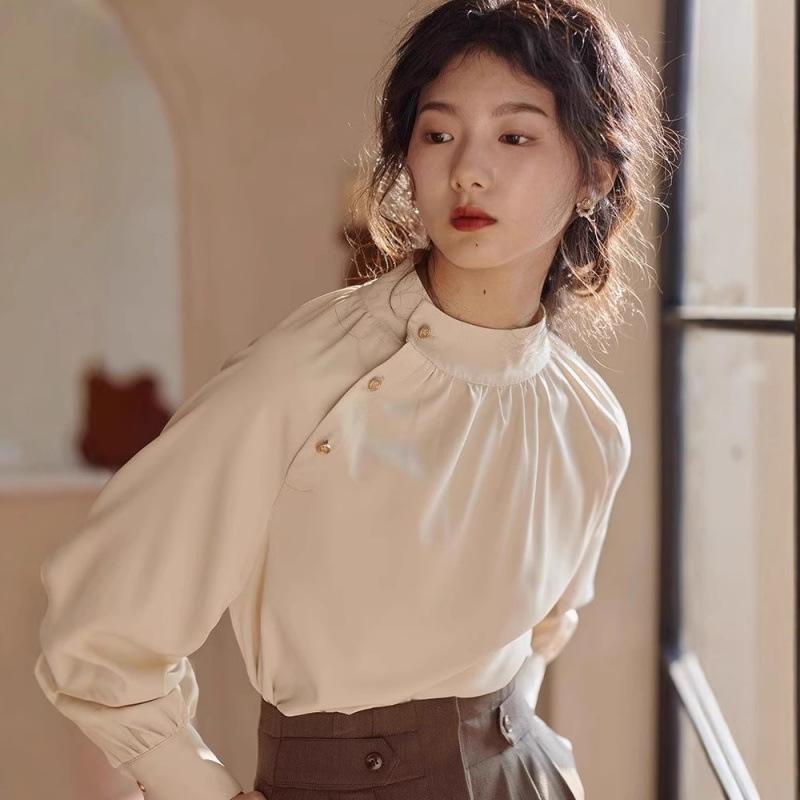 ・カテゴリ: シャツ・スタイル: カジュアル・主な素材: 氨纶30%以下、氨纶30-50%・柄: 単色・デザイン: 開衫・袖丈: 長袖・加工: ノーアイロン・フィット: ルーズ・丈: 普通(50-65cm)・ネックライン: Vネック・袖型:...