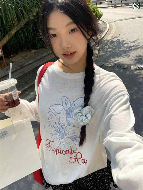 ・カテゴリ: Tシャツ・スタイル: 日韓カジュアル・主な素材: 綿95%以上、氨纶30%以下・柄: プリント・袖丈: 長袖・ネックライン: 丸首・版型: ゆったり・衣丈: ミドル丈・袖型: ノーマル・カラー展開: ホワイト・サイズ展開: S...