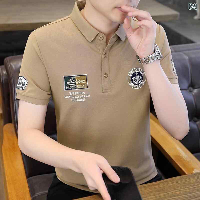 ・カテゴリ: Tシャツ・スタイル: 青春流行・主な素材: 綿51-70%・柄: 文字・版型: 直筒・適合シーン: 日常・スタイル詳細: ボタン飾り・プリントテーマ: 文字思想・加工: ノーアイロン・カラー展開: 卡其、白色、黒・サイズ展開:...