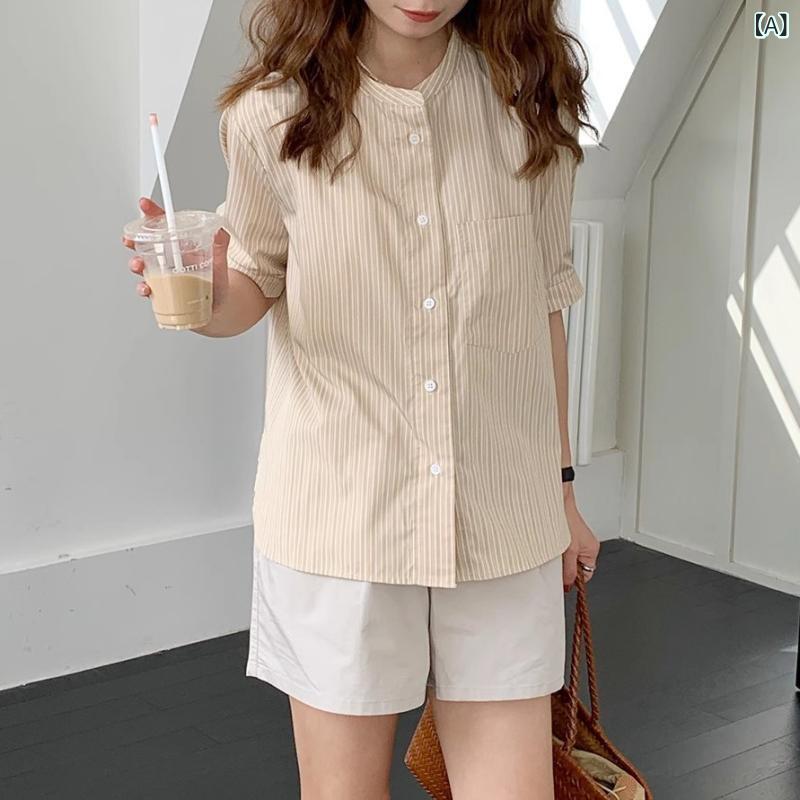 ・カテゴリ: シャツ・スタイル: カジュアル・主な素材: ポリエステル30-50%、綿30-50%・柄: ストライプ/チェック・袖丈: 長袖・袖型: 標準袖・フィット: ルーズフィット・衣丈: 標準(50cm超65cm以下)・ネックライン:...